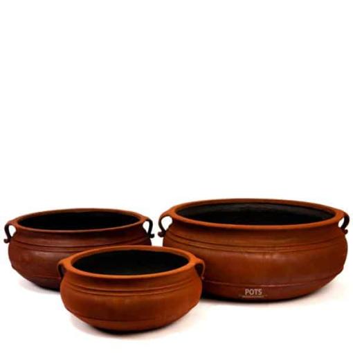 Rusted Cauldron Pot Plant Sydney | WWFP